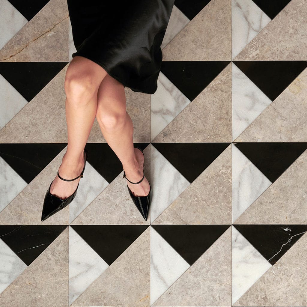 Marble Triangles Marble Tile Otto Tiles And Design